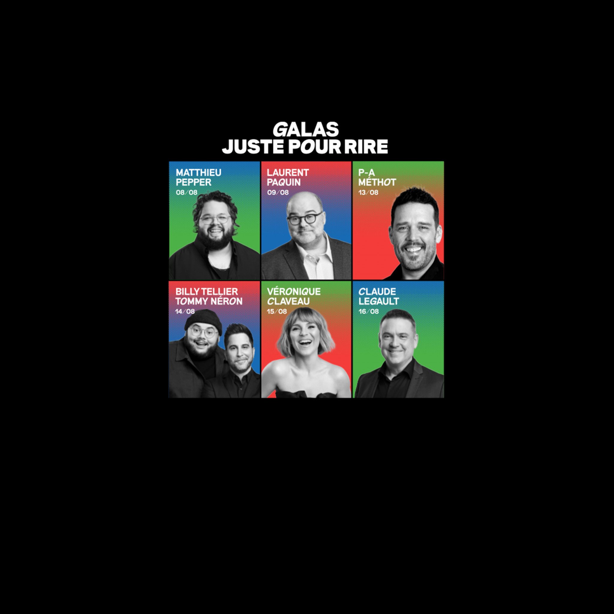 Galas Juste pour rire - JPR Québec